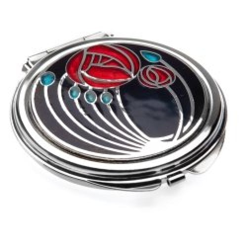 Decorative Enamel Compact Mirrors by Sea Gems – Present Days Shop